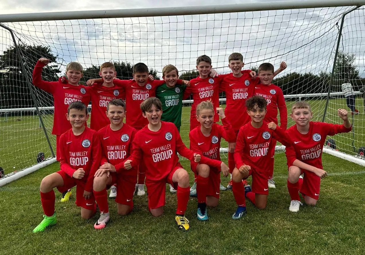 Team Valley Group kit sponsor for North Shields Under-11’s Whites